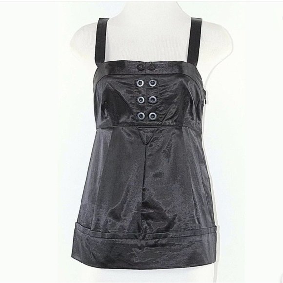 Marc By Marc Jacobs | Tops | Nwt 78 Marc Jacobs Black Cotton Blend Top ...